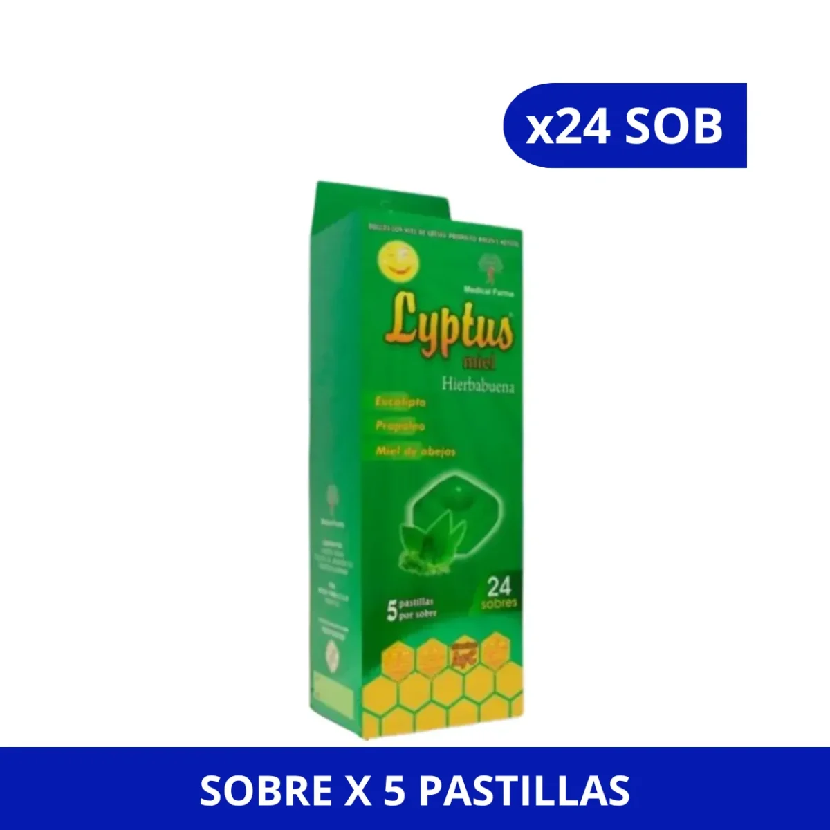 LYPTUS HIERBABUENA MEDICAL CAJA X 24 SOBRES DE 5 PASTILLAS ...